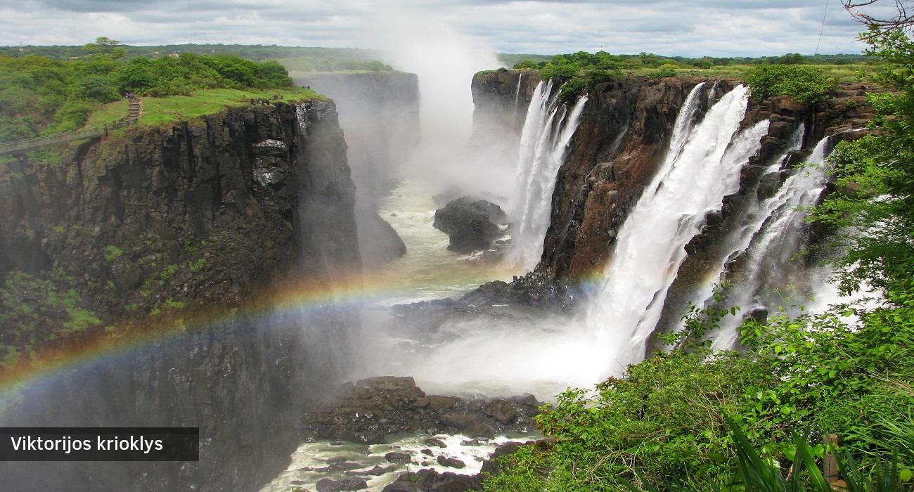Susitikimas su didžiuoju penketu, Viktorijos krioklys ir Keiptaunas ...
